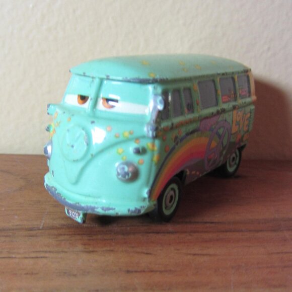 Disney | Toys | Disney Pixar Cars Diecast Fillmore Vw Bus T39 | Poshmark